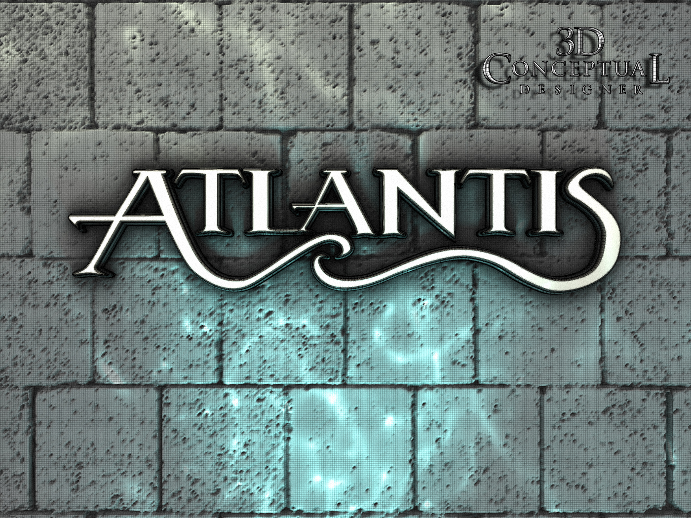 3DconceptualdesignerBlog: Project Review: The Atlantis Resort 3D Logo ...